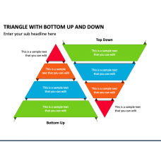 Top Down Bottom Up Arrow for PowerPoint and Google Slides - PPT Slides