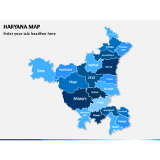 Pune Map PowerPoint Template - PPT Slides