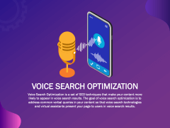 Voice Search Optimization PowerPoint and Google Slides Template - PPT Slides