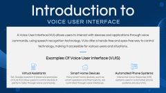 Voice User Interface PowerPoint and Google Slides Template - PPT Slides