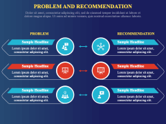 Problem and Recommendation PowerPoint Template and Google Slides Theme ...