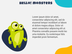 Free - Monsters Presentation Theme for PowerPoint and Google Slides