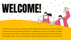 Free - Free - Creative Welcome Slides for PowerPoint and Google Slides