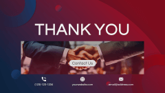 Blue Red Presentation for PowerPoint and Google Slides - PPT Slides