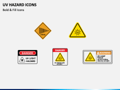 UV Hazard Icons for PowerPoint and Google Slides - PPT Slides
