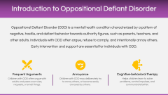 Oppositional Defiant Disorder PowerPoint and Google Slides Template ...