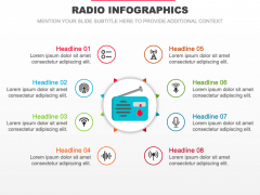 Radio Infographics for PowerPoint and Google Slides - PPT Slides