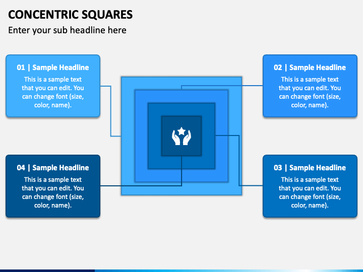 Concentric Squares for PowerPoint and Google Slides - PPT Slides