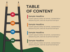 Free - Pencil Ladder Presentation Theme for PowerPoint and Google Slides