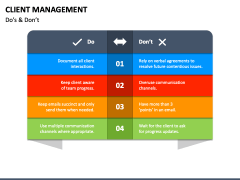 Client Management PowerPoint and Google Slides Template - PPT Slides