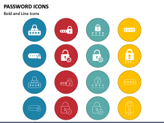 Password Icons for PowerPoint and Google Slides - PPT Slides