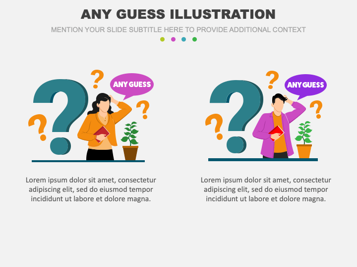 Any Guess Illustration for PowerPoint and Google Slides
