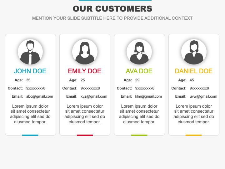 Our Customers PowerPoint and Google Slides Template - PPT Slides