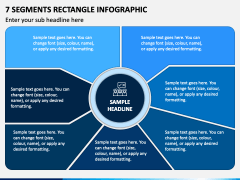 Free 7 Segments Rectangle Infographic for PowerPoint and Google Slides