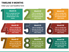 Timeline 9 Months PowerPoint and Google Slides Template - PPT Slides