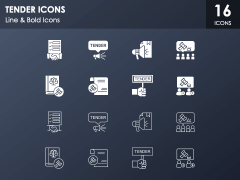 Tender Icons for PowerPoint and Google Slides - PPT Slides