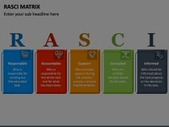 RASCI Matrix for PowerPoint and Google Slides - PPT Slides