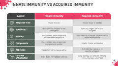 Acquired Immunity PowerPoint and Google Slides Template - PPT Slides