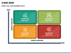 4 Box Grid PowerPoint Template - PPT Slides