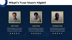 Free - Starry Night Background Theme for PowerPoint and Google Slides ...