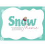 Free - Snowflake Background for PowerPoint and Google Slides