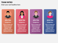 Free Team Intro PowerPoint and Google Slides Template - PPT Slides