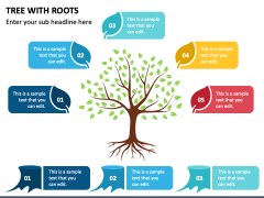 Tree with Roots PowerPoint and Google Slides Template - PPT Slides