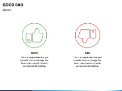 Good Bad PowerPoint and Google Slides Template - PPT Slides