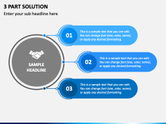 3 Part Solution PowerPoint Template and Google Slides Theme
