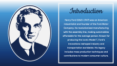 Free - Henry Ford PowerPoint and Google Slides Template - PPT Slides