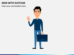 Man with Suitcase PowerPoint and Google Slides Template - PPT Slides