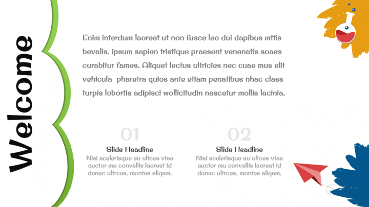 Free - Preschool Presentation Theme for PowerPoint and Google Slides