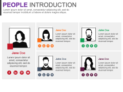 People Introduction for 5 for PowerPoint and Google Slides - PPT Slides