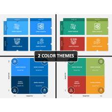 4 Box Matrix PowerPoint Template