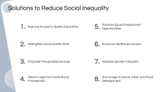 Social Inequality PowerPoint and Google Slides Template - PPT Slides