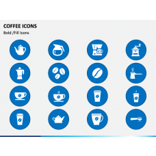 Snack Icons PowerPoint Template - PPT Slides