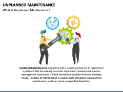 Unplanned Maintenance PowerPoint and Google Slides Template - PPT Slides