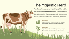 Free - Cow Presentation for PowerPoint and Google Slides - PPT Slides