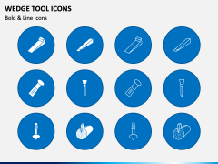 Wedge Tool Icons for PowerPoint and Google Slides - PPT Slides