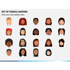 Male and Female Avatar PowerPoint Template and Google Slides Theme