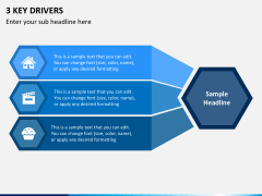 3 Key Drivers PowerPoint Template - PPT Slides