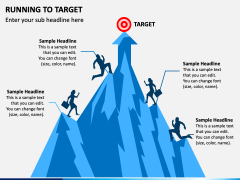 Running to Target PowerPoint and Google Slides Template - PPT Slides
