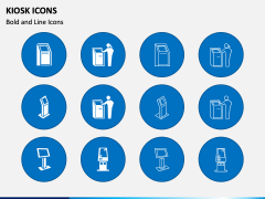 Kiosk Icons for PowerPoint and Google Slides - PPT Slides