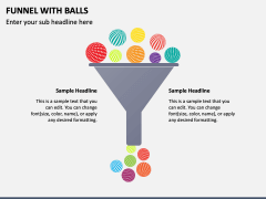 Funnel With Balls for PowerPoint and Google Slides - PPT Slides