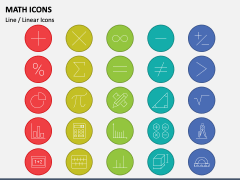 Math Icons for PowerPoint and Google Slides - PPT Slides