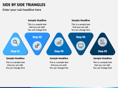 Side By Side Triangles PowerPoint and Google Slides Template - PPT Slides
