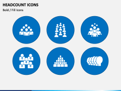 Headcount Icons for PowerPoint and Google Slides - PPT Slides