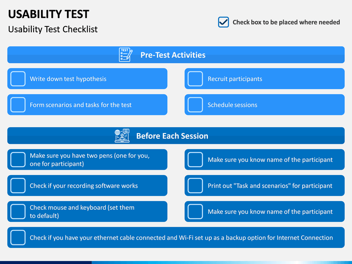 Usability Test PowerPoint and Google Slides Template - PPT Slides