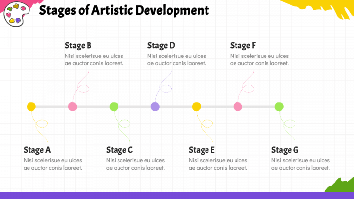 Free - Kids Art Creativity Theme for PowerPoint and Google Slides - PPT Slides