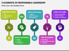5 Elements of Responsible Leadership PowerPoint and Google Slides Template